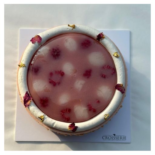 Entremets: Raspberry Rose Lychee