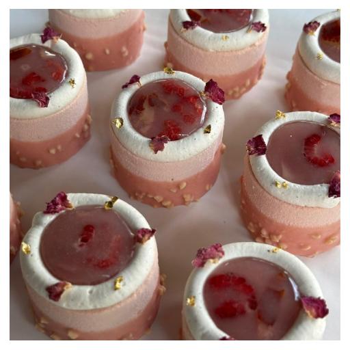 Petits Gâteaux: Raspberry Rose Lychee